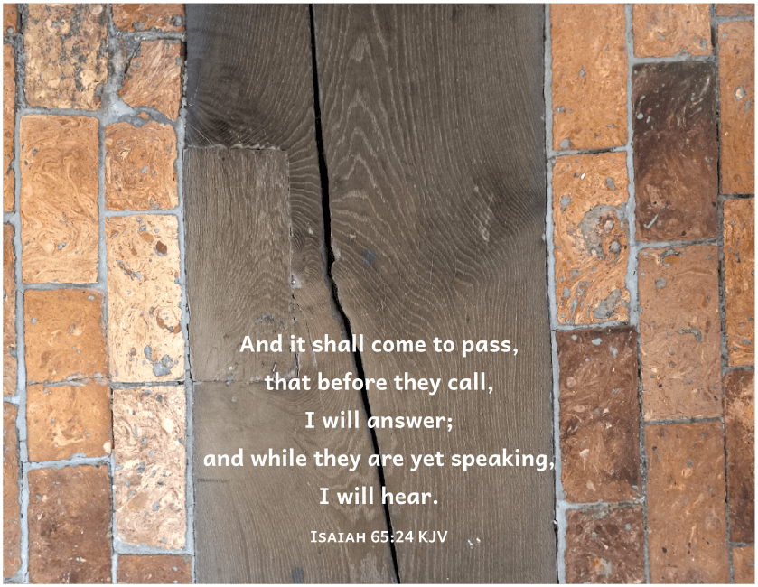 Isaiah 65:24 – Poetry, Short Prose and Walking