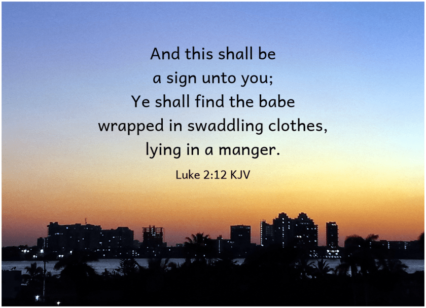 Luke 2:12 – Poetry, Short Prose and Walking