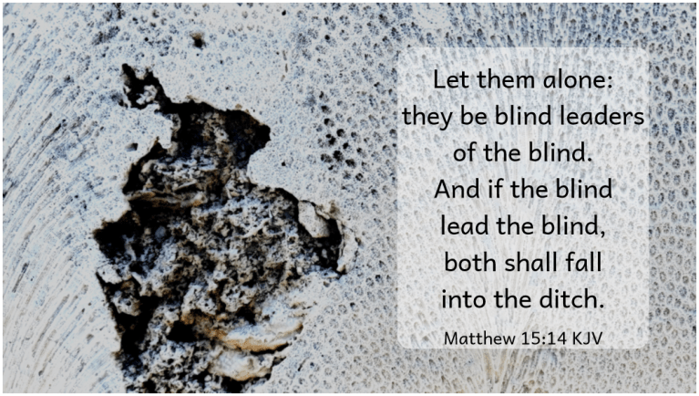 Matthew 15:14 – Poetry, Short Prose and Walking